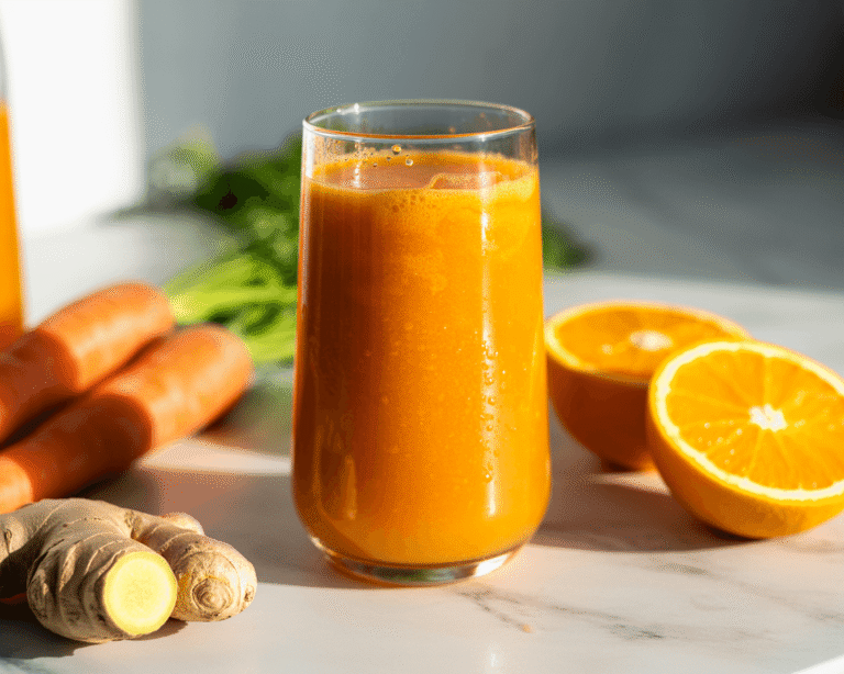 Carrot Orange Ginger Juice - Bright, Refreshing, And Zesty | Easy ...