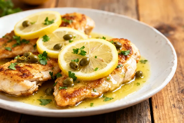 Authentic Italian Chicken Piccata With Lemon & Capers (Classic Recipe ...